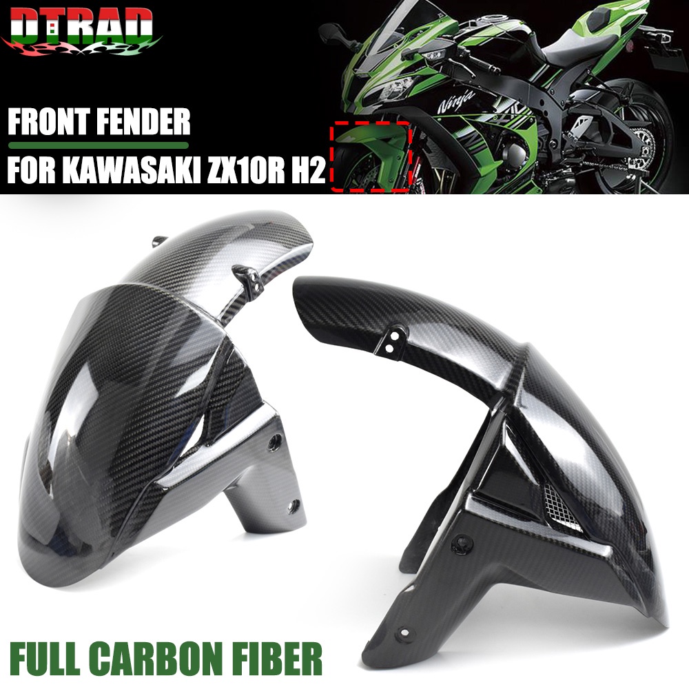 NINJA H2 H2R 2015-2022 Motorcycle Front Fender Mudguard Guard Cover For ...