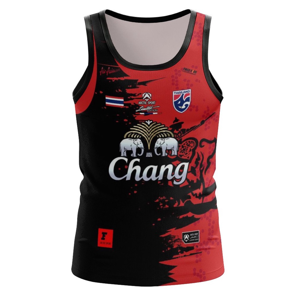 🔥🔥Ready Stock!! Jersey Chang Thailand Viral Vest 100cm-3XL🔥🔥round neck🔥 ...