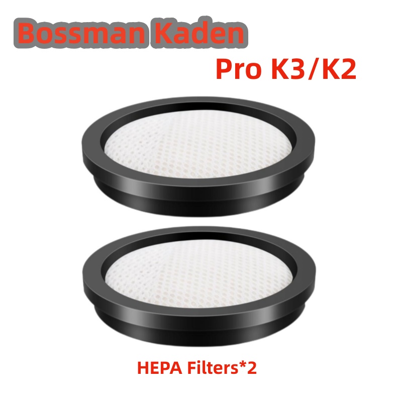 2*HEPA Filters for Bossman Kaden Pro K3/K2 Cordless Vacuum Cleaner ...