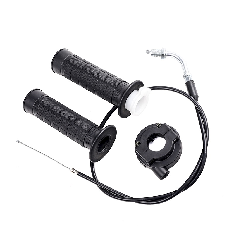 Pair Left+Right Twist Throttle Accelerator Grip w Cable for 110-125cc ...