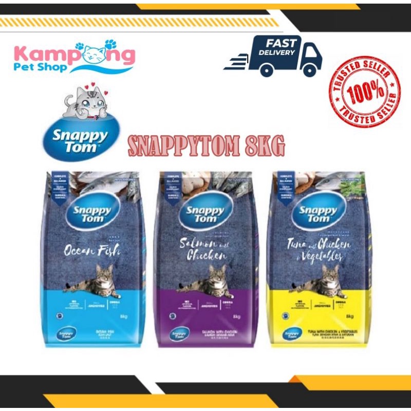 Snappy Tom Dry Cat Food 8kg | Shopee Malaysia