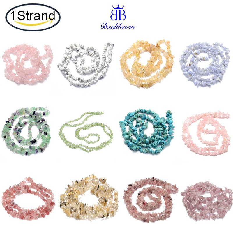 1strand Natural Rose Quartz Beads Strands Chips 5~8x5~8mm Hole: 1mm ...