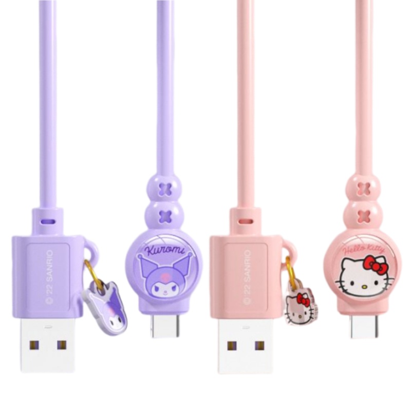 Disney Sanrio Car Data Cable Charger Fast Charging USB To Type C USB ...