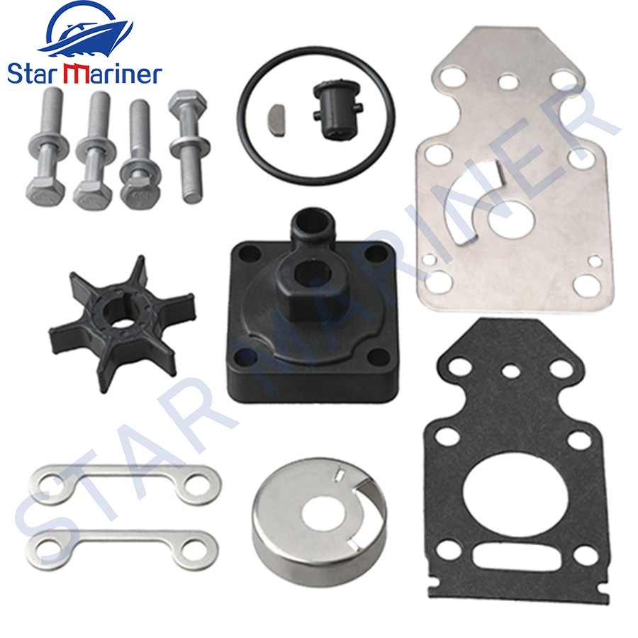 Water Pump Repair Kit 63V-44301 For Yamaha Parsun Hidea Outboard Motor 2 Stroke 9.9HP 15HP 63V ...