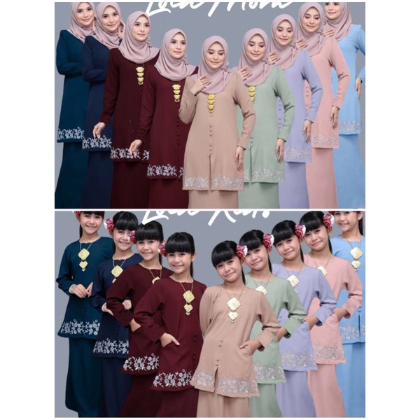 🔥COMBO SET IBU ANAK🔥 LOLA KURUNG MODERN-Sedondon Ibu Anak+ Nursing ...