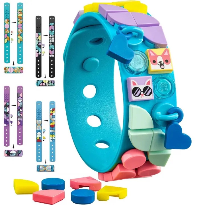 LEGOS DOTS Creative DIY Fun Cartoon Dot Bracelet Children's Building ...