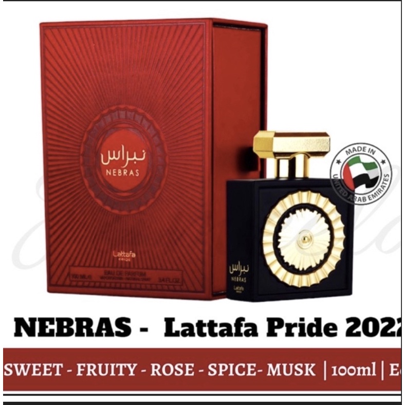 Nebras 100ml perfume by lattafa perfume for women and men Orginal 💯 ...