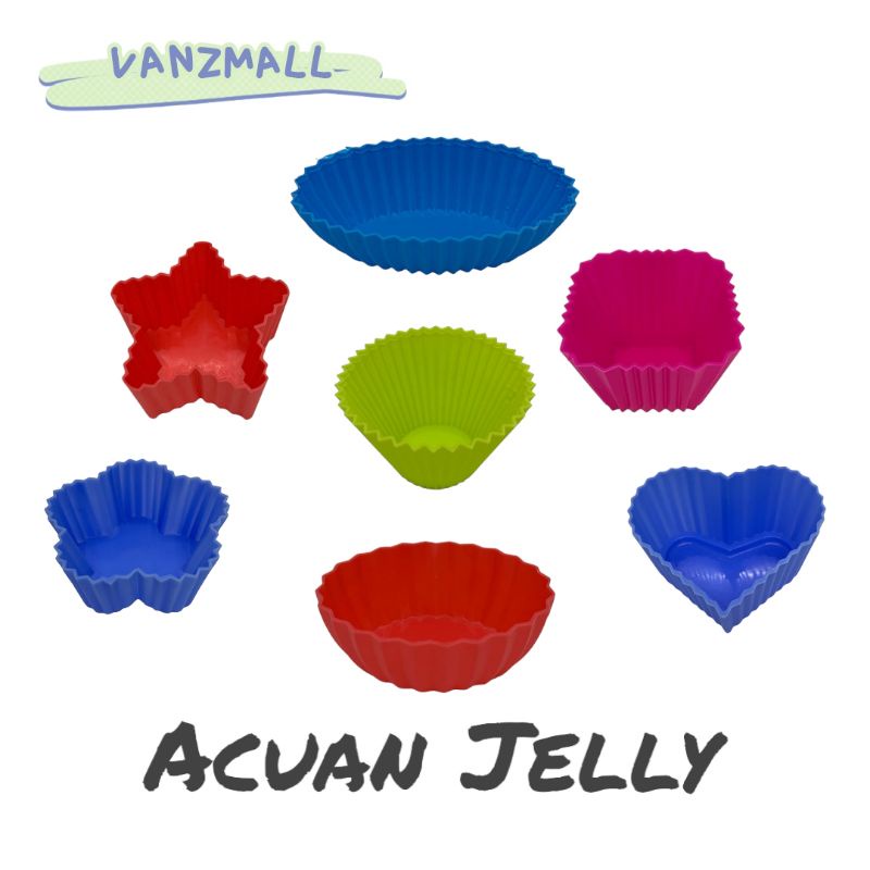 Jelly Cup / Jelly Mould / Muffin Cup / PuddingCup / Acuan Jeli ( Bulat ...