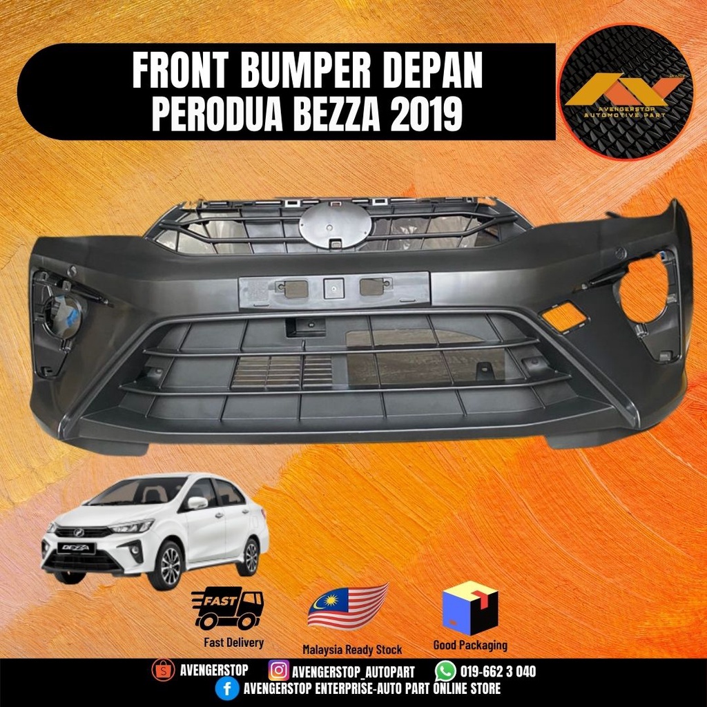 PERODUA BEZZA 2020 2ND MODEL FRONT BUMPER 100% GOOD QUALITY PLASTIK ...