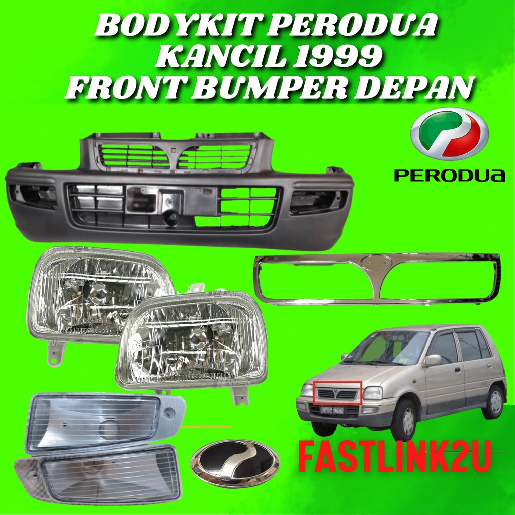 Bodykit Perodua Kancil 1999 Front Bumper Depan Lampu Lamp Light Fog ...