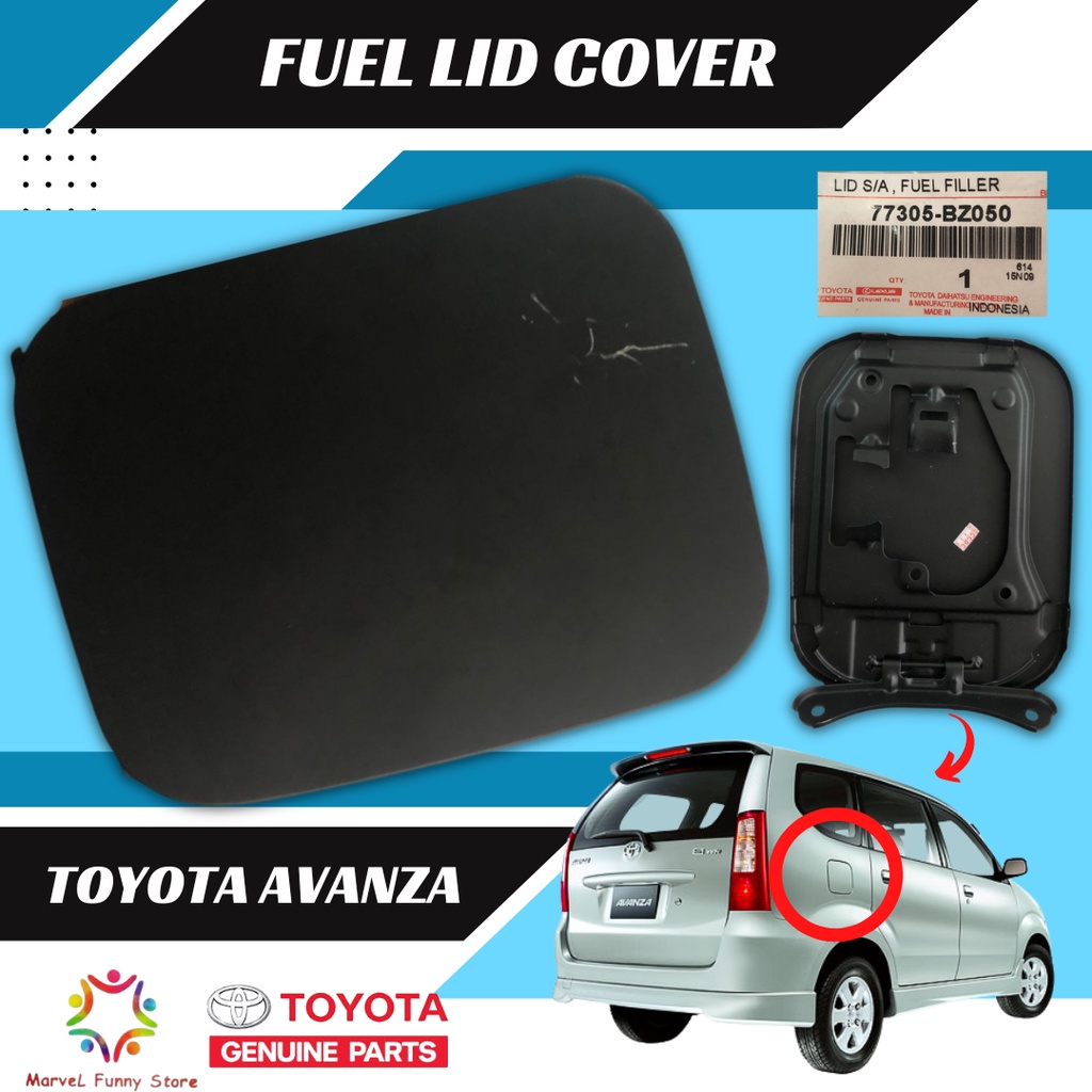 Toyota Avanza 2004-2012 F601 F602 Original Fuel Lid Cover Penutup ...