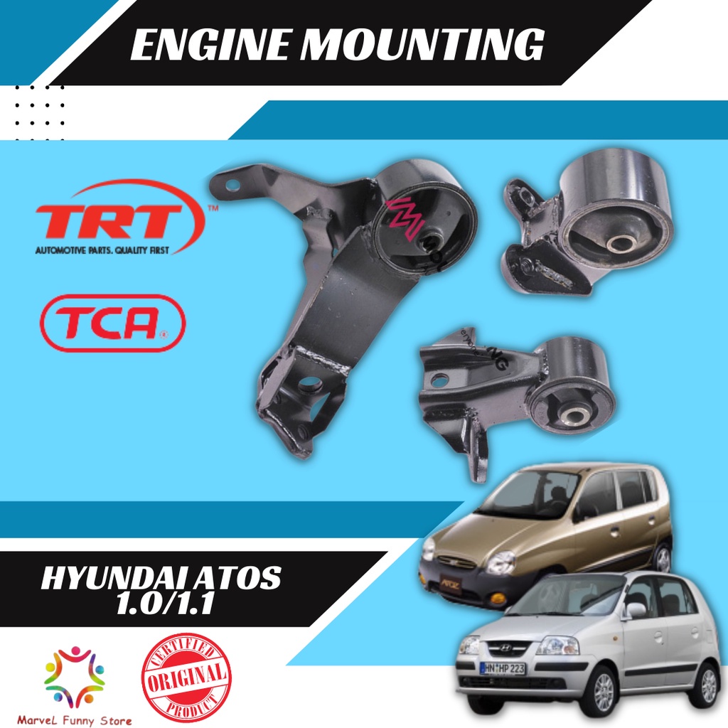 Hyundai Atos 1.0 / 1.1 Engine Mounting Kit Tca / Trt | Shopee Malaysia
