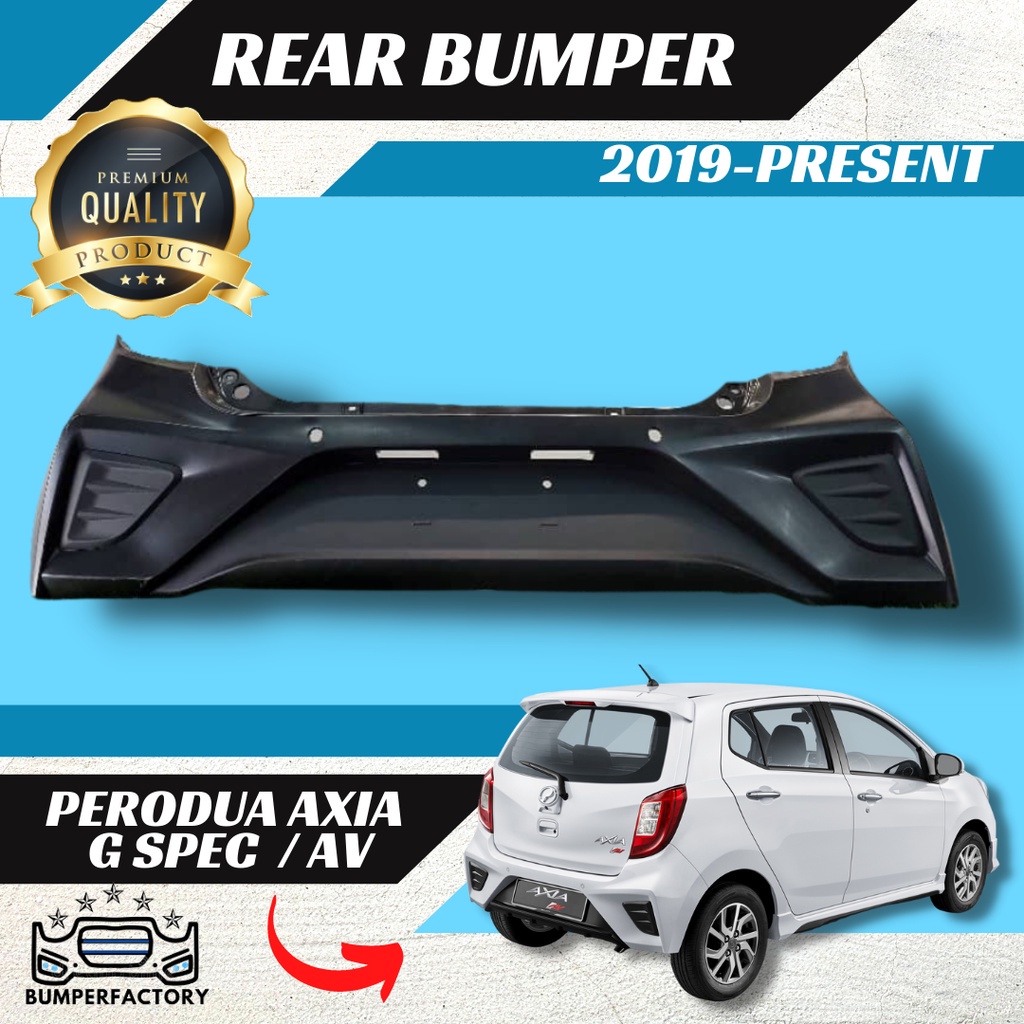 Perodua Axia 2020 G Spec Axia Av 2019 Front Bumper Depan Rear Bumper ...