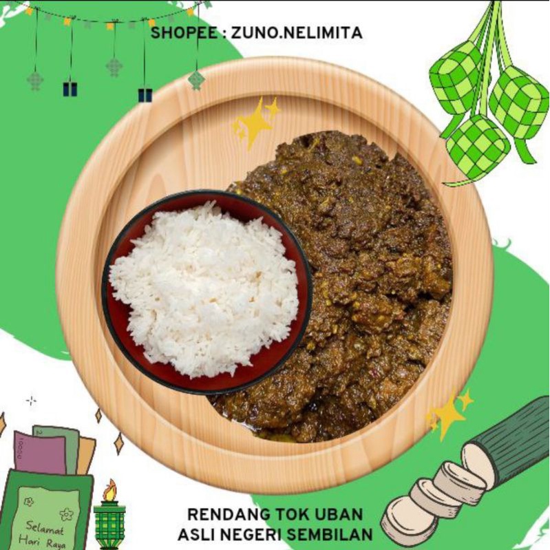 RENDANG TOK UBAN ASLI NEGERI SEMBILAN (RENDANG DAGING) | Shopee Malaysia