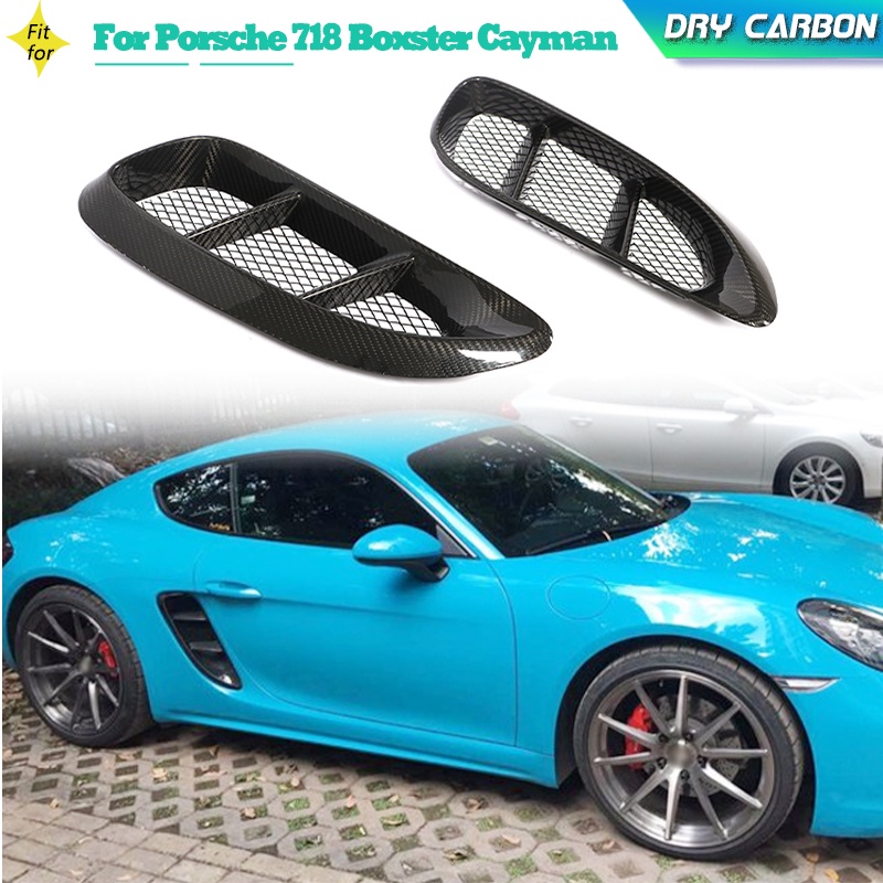 Car Front Fender Trim Air Vent For Porsche 718 Boxster Cayman Coupe ...