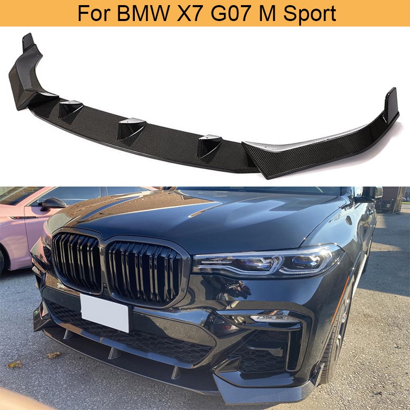 Car Front Bumper Lip Spoiler Splitters For BMW X7 G07 M Sport 2019-2021 ...
