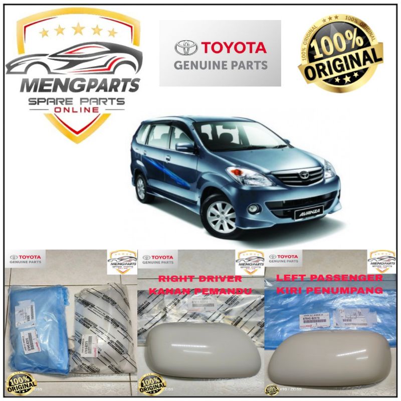 ORIGINAL 💯% TOYOTA AVANZA F601 2004 YEAR SIDE MIRROR COVER (NO USE LAMP) 87915-BZ070 / 87945 ...