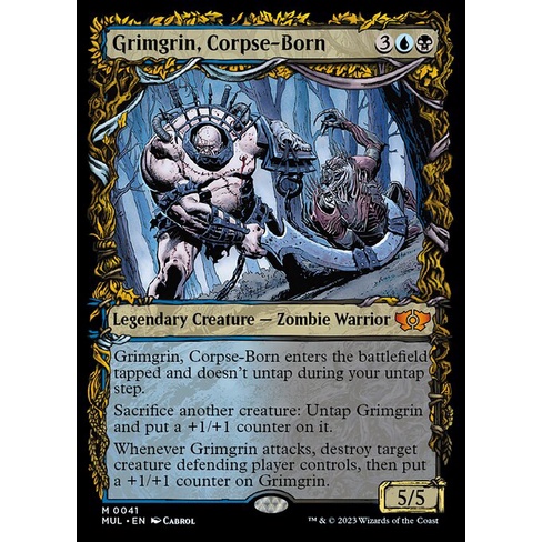 Grimgrin, Corpse-Born (SHOWCASE) | [MUL][M][{3}{U}{B}][Lgd. Creature ...