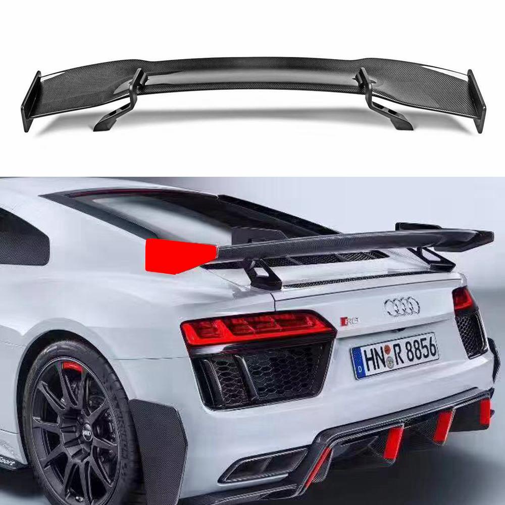 R8 GT Style Carbon Fiber Auto Car Rear Trunk Spoiler Wing for Audi R8 ...