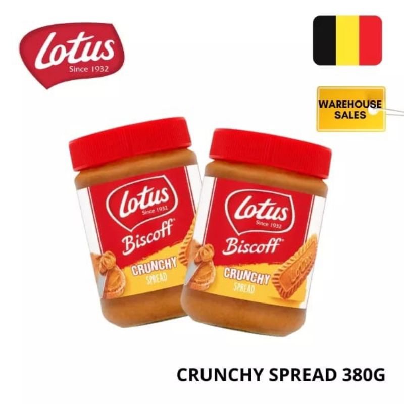 Lotus Biscoff Spread Jam (Smooth/Crunchy) (380/400G) Lotus Biscuit ...