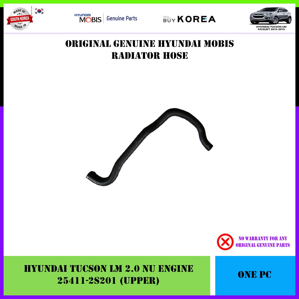 Hyundai Tucson LM NU Engine Genuine Mobis Radiator Hose (Upper 25411 ...