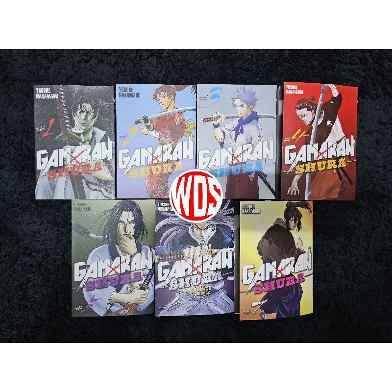 Manga : Gamaran Shura volume 1-7 (English Version) | Shopee Malaysia
