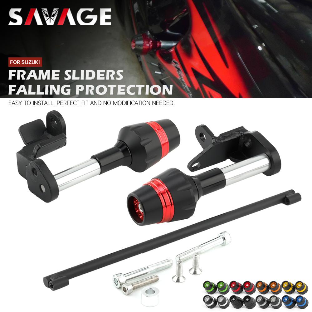 Frame Slider Crash Protectors For SUZUKI HAYABUSA GSXR1300 2008-2020 ...