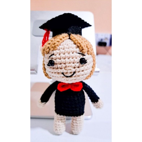 HANDMADE CROCHET | GRADUATION CUTE DOLL | PATUNG KAIT CONVOCATION ...