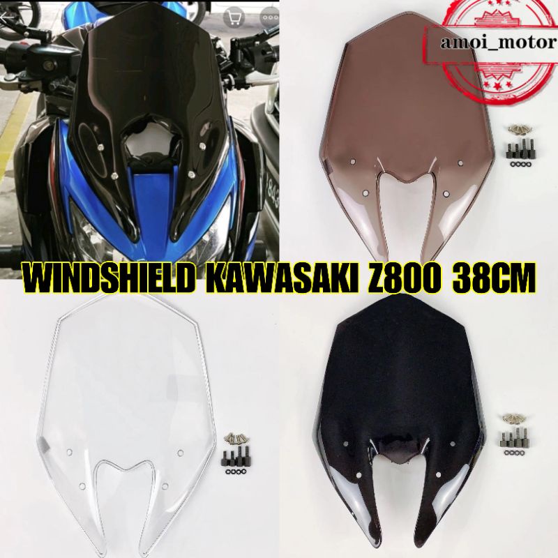 KAWASAKI Z800 WINDSHIELD Z800 COWLING WINDSCREEN 38CM | Shopee Malaysia