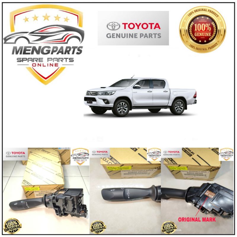 ORIGINAL 💯% TOYOTA HILUX REVO GUN125 WIPER SWITCH ( NO USE TIMER ...