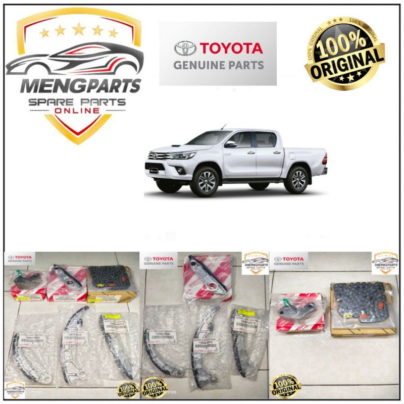 ORIGINAL 💯% TOYOTA HILUX REVO GUN125,GUN126 1GD,2GD TIMING CHAIN KIT ...