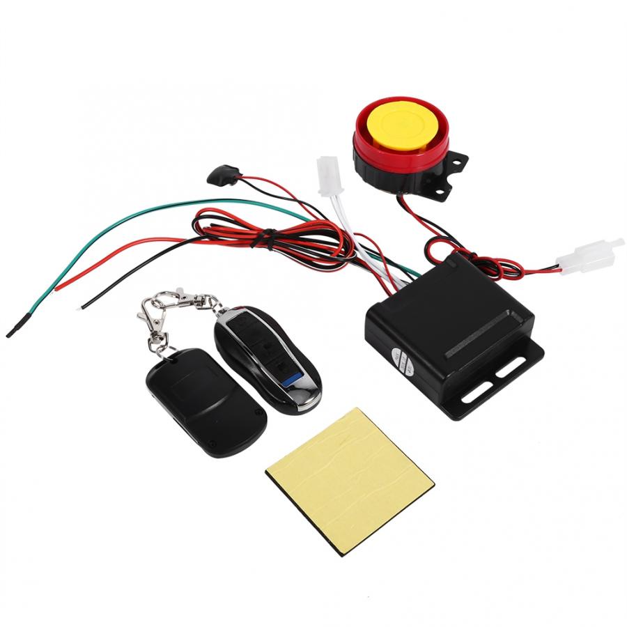 Motorcycle Bike Anti-theft Security Alarm System Remote Control for ...