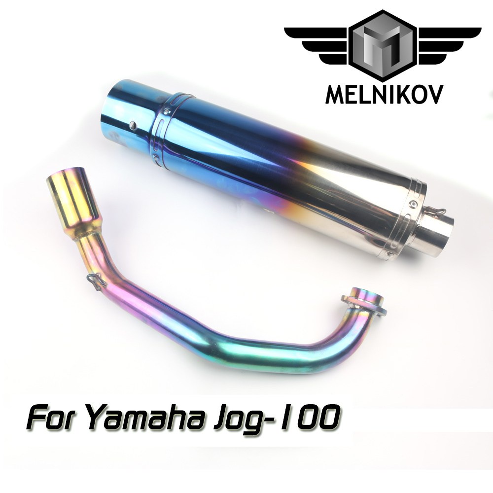 JOG100 Motorcycle Full System Exhaust For Yamaha JOG 100 Engine Exhaust Muffler Escapes ...
