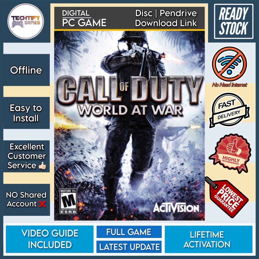[PC Game] Call of Duty World at War - Offline [Disc | Pendrive ...