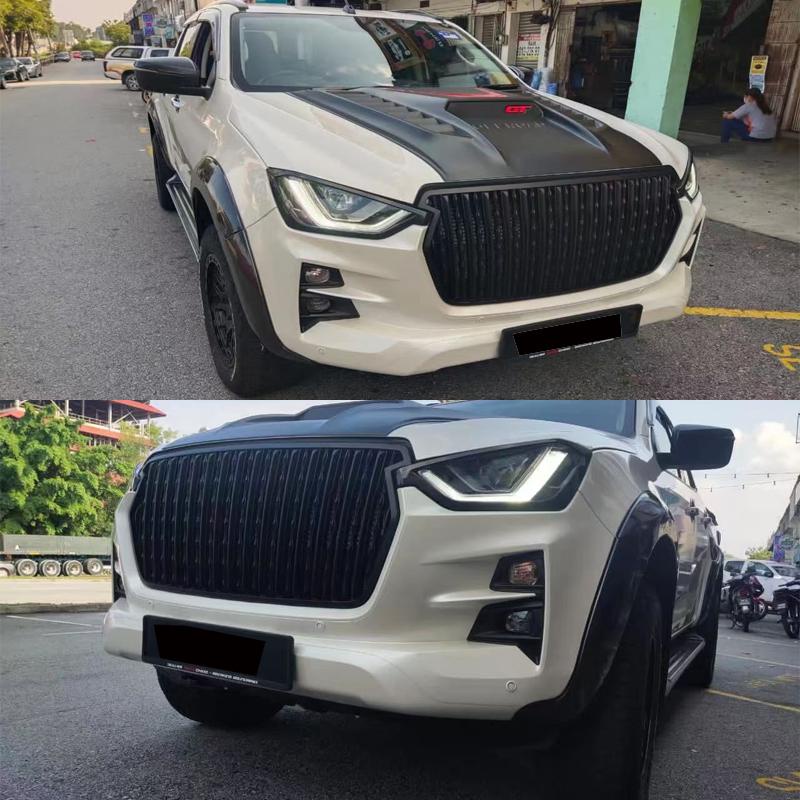 MODIFIED FRONT RACING GRILL GRILLS BUMPER MASK TRIMS COVERS FIT FOR ...