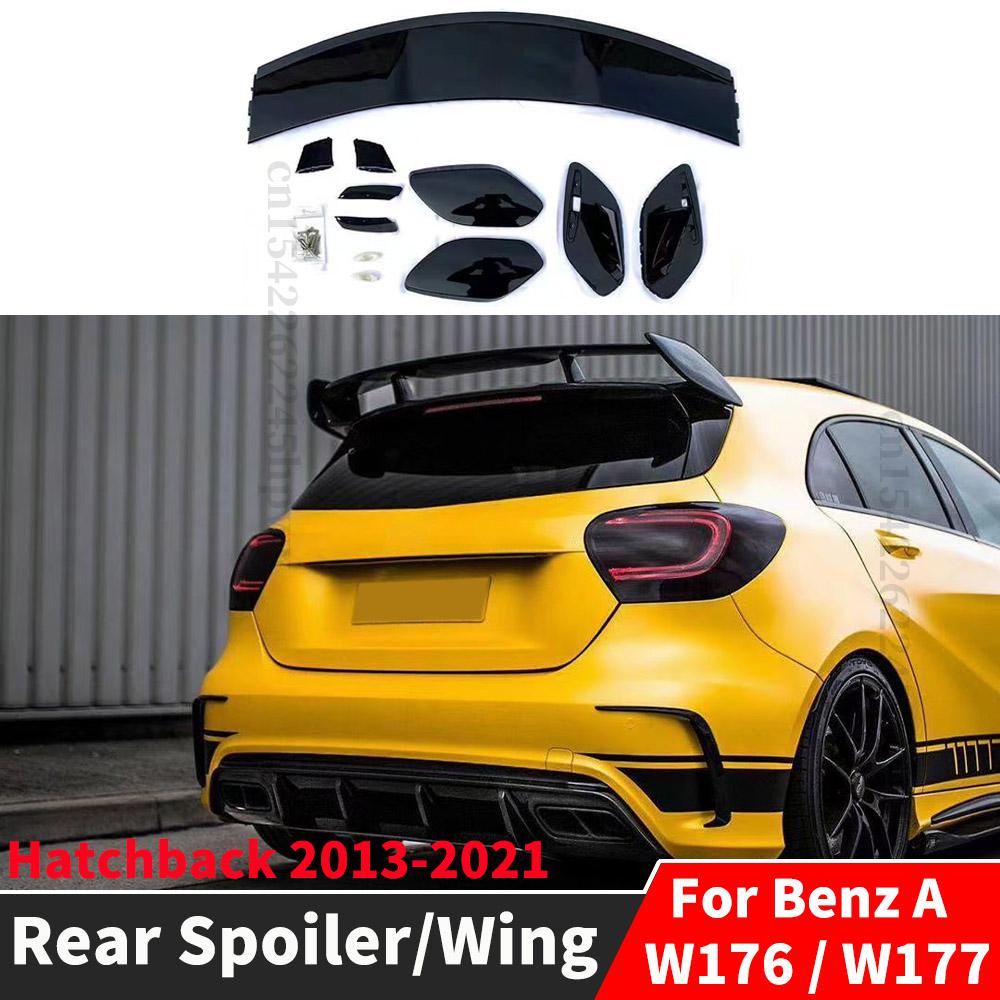Body Kit Tuning Rear Trunk Boot Wing Roof Spoiler For Mercedes Benz A ...