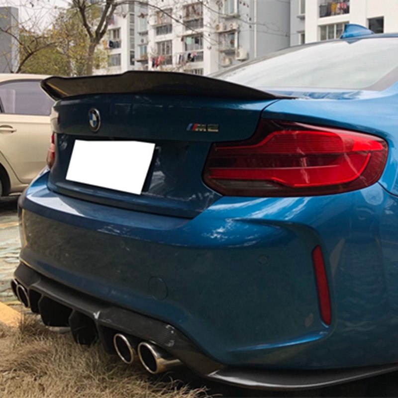 PSM Style For BMW F22 Spoiler Carbon Fiber Spoiler 2 Series F22 Coupe ...