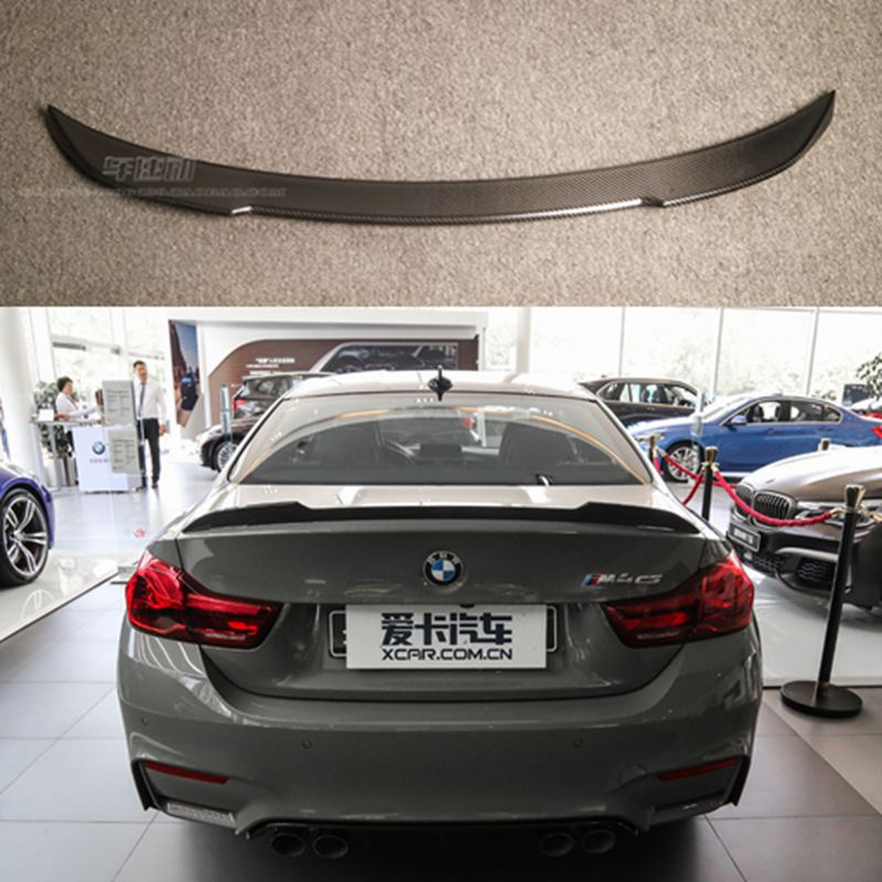 CS style carbon fiber rear truck spoiler For BMW M4 Coupe F82 F32 M4 ...