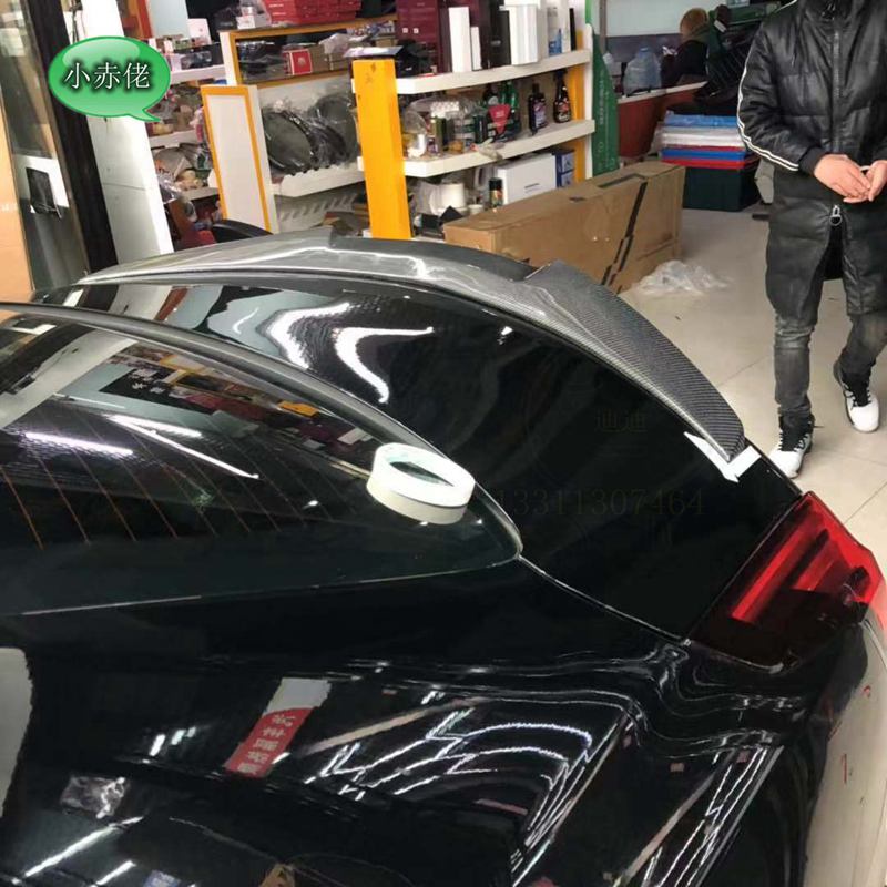 High quality carbon fiber rear wing torso lip spoiler for Cadillac CT6 ...