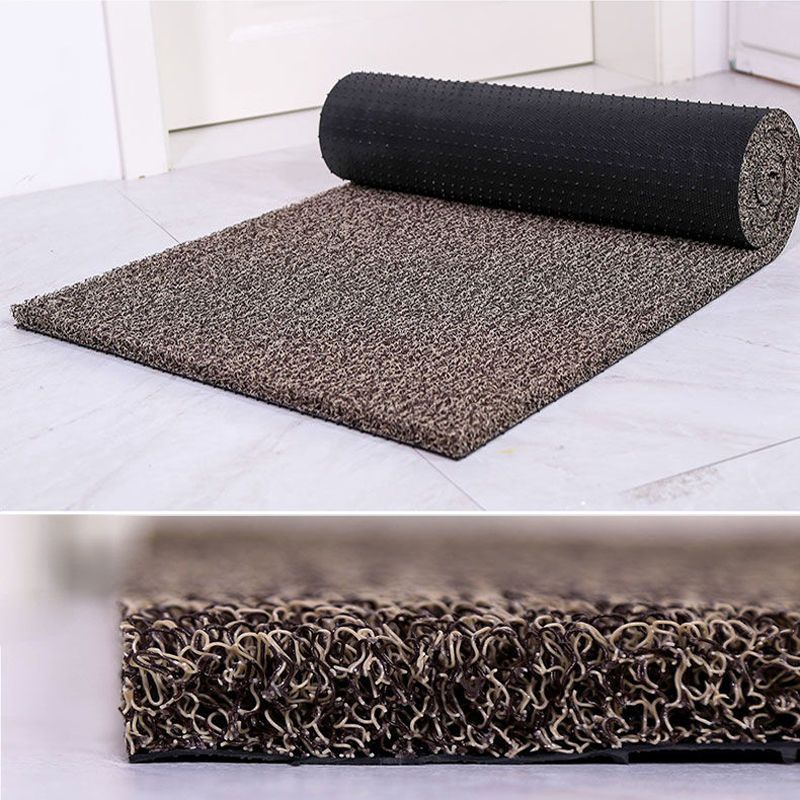 Creative Simple Design Extra Thick 2.3cm Plastic Silk Circle Floor Mat ...