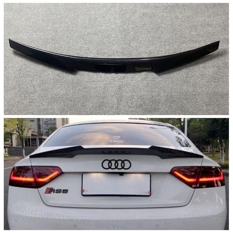 Carbon Fiber Wing For AUDI A5 Rear Spoiler Coupe B8 4Door 2008 2009 ...