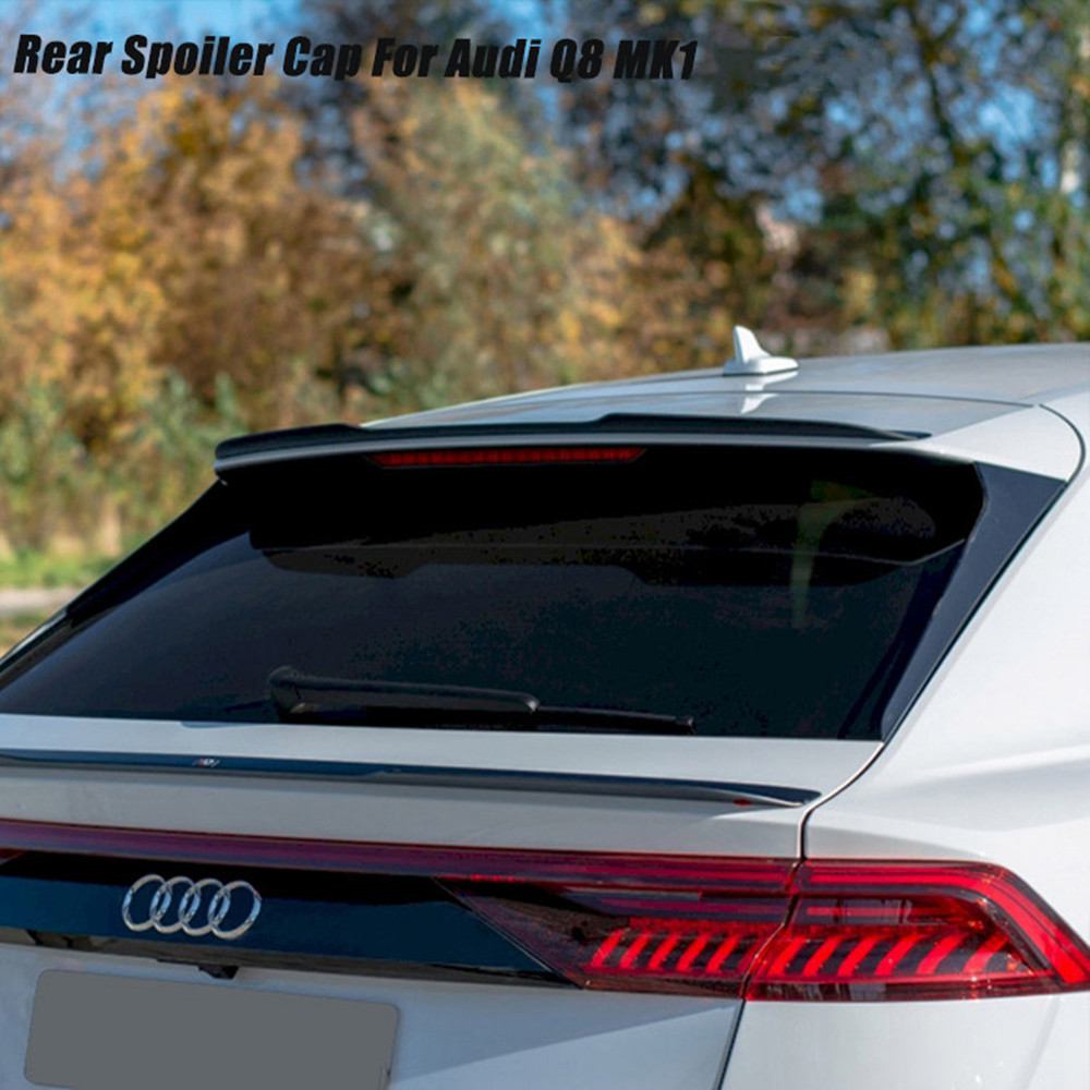 For Audi Q8 Facelift Maxton Style Rear Spoiler Cap Roof Wing Trunk ...