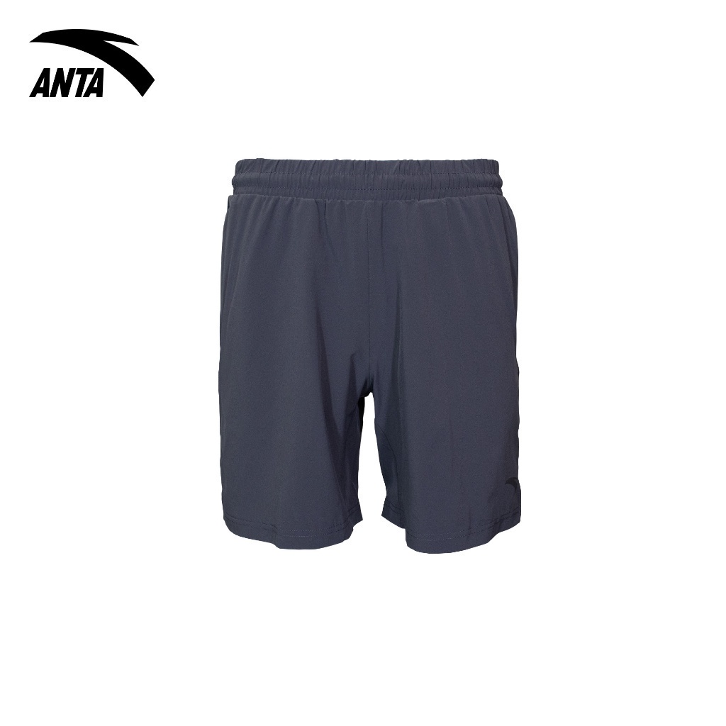ANTA Men A-COOL Ⅱ Woven Shorts-AC2803Candle Ash Grey (Seluar Sukan ...