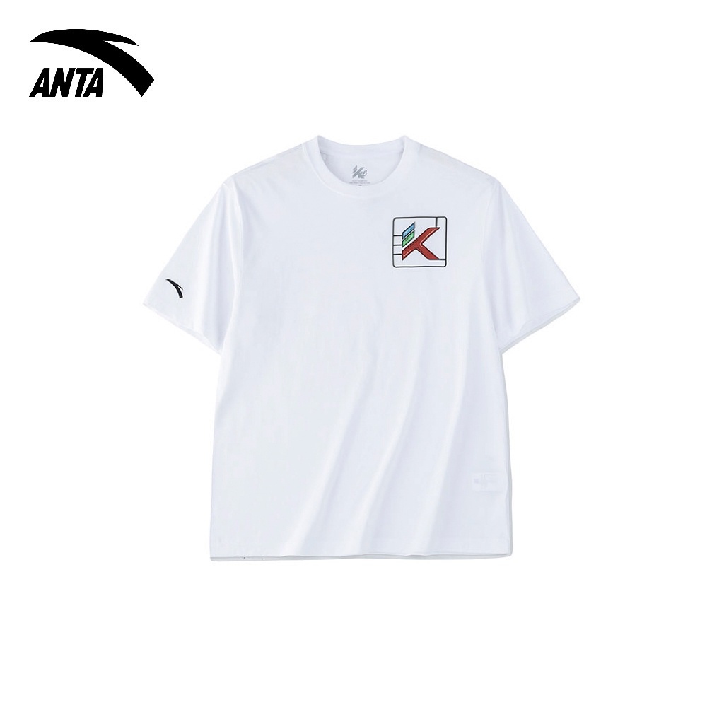ANTA Men Klay Thompson Doll Short Sleeve Tee-White | Shopee Malaysia