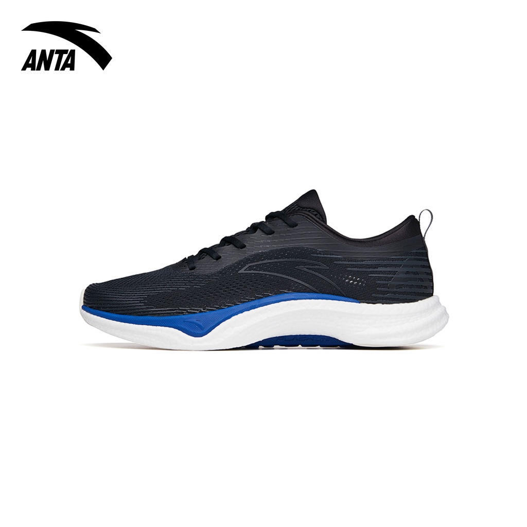 ANTA Men A-FlashLite/Mars Foam Running Shoes - Black/Carbon Grey (Kasut ...