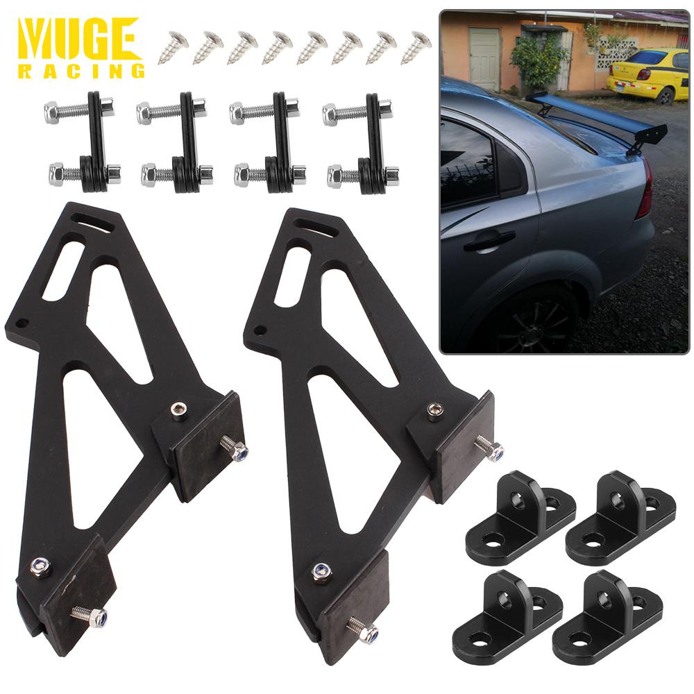 New 7" Universal Car Rear Spoiler Trunk Racing Tail Spoiler Legs Mount ...