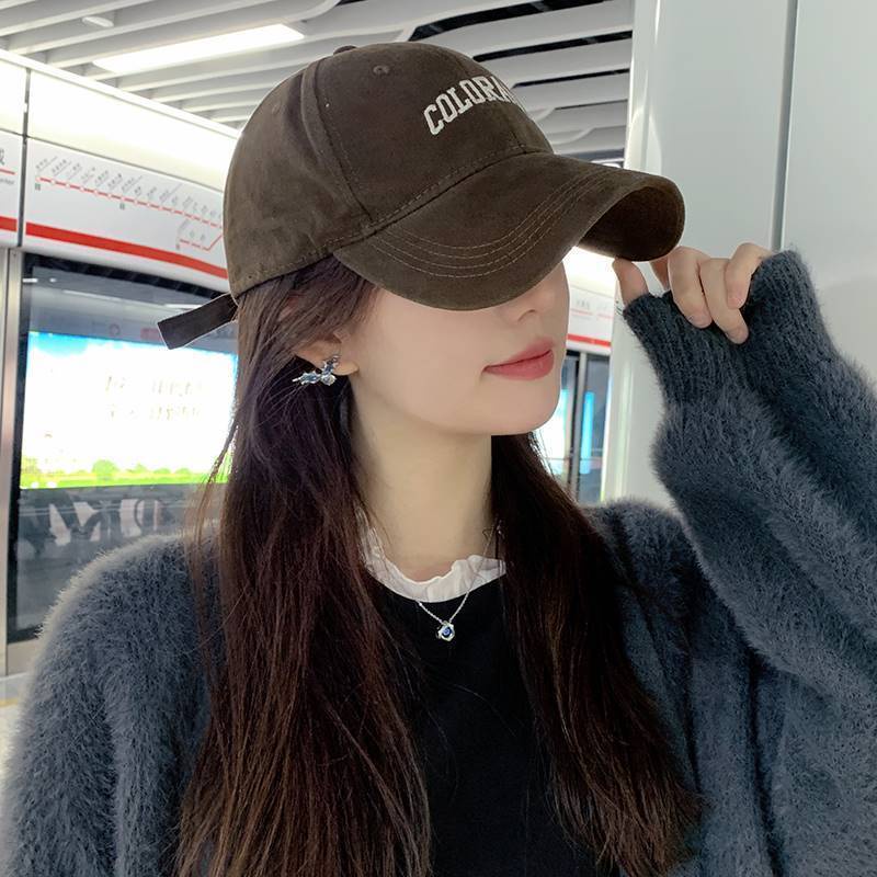 Gfg Large Small Version Hat Women Baseball Cap Street Wear Small Face ...