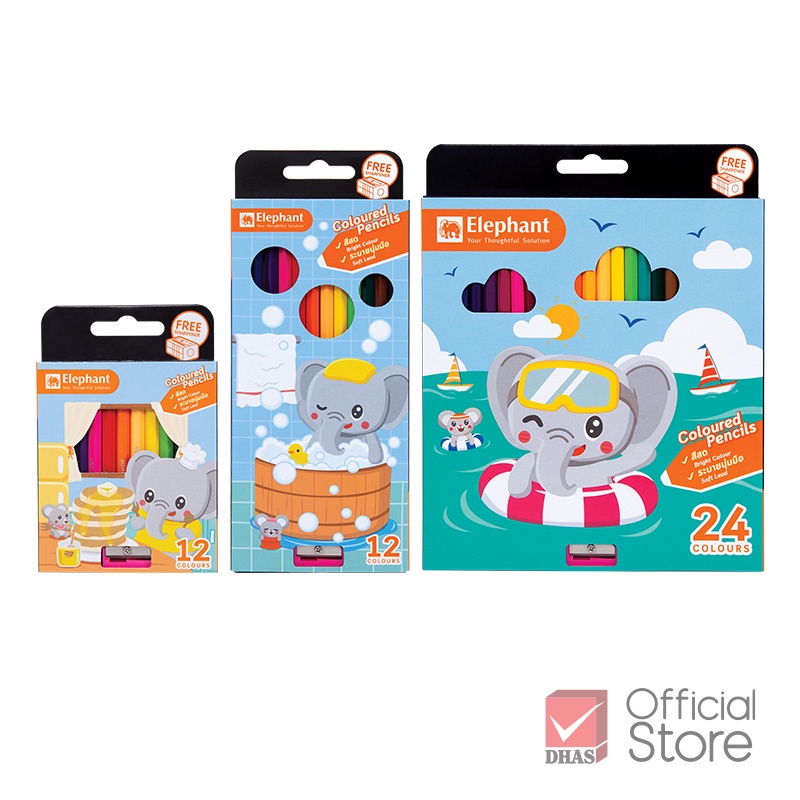 Elephant Colored Pencil | Shopee Malaysia
