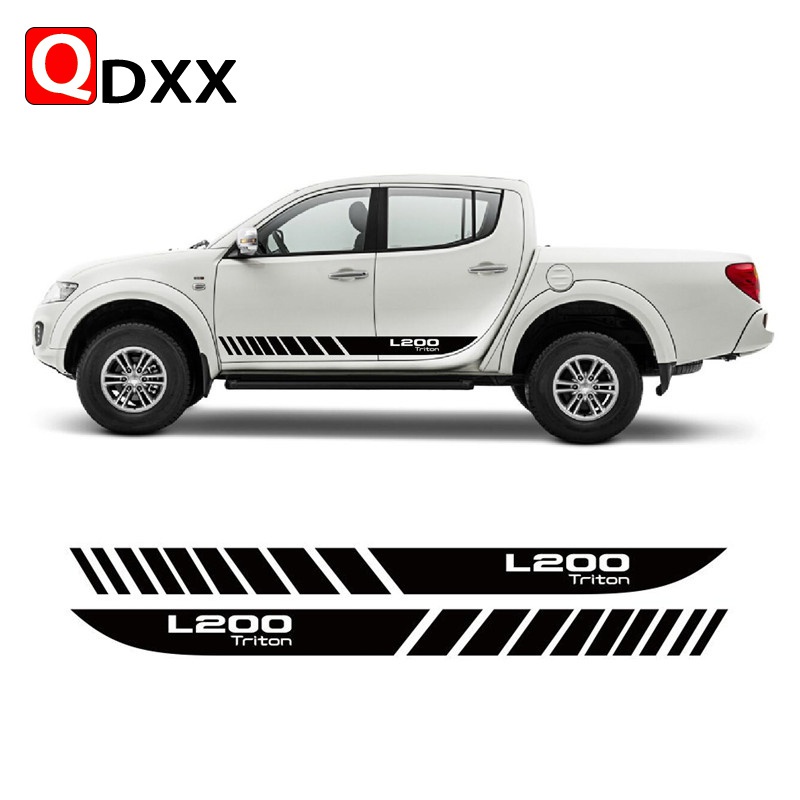 For Mitsubishi L200 Triton Off Road Styling Vinyl Film Decals Auto Door ...