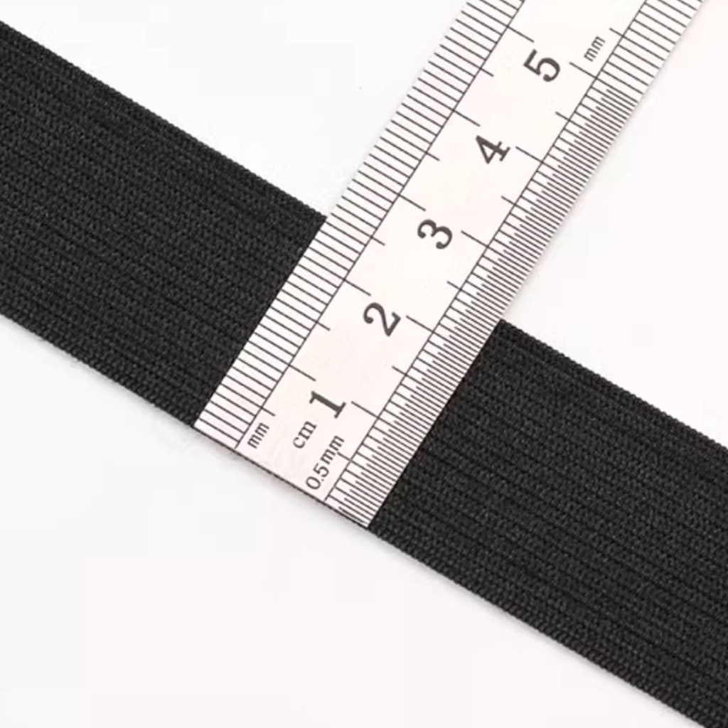 POLYBUTTONS Getah Seluar Getah Kain Polyester Elastic Band Getah ...